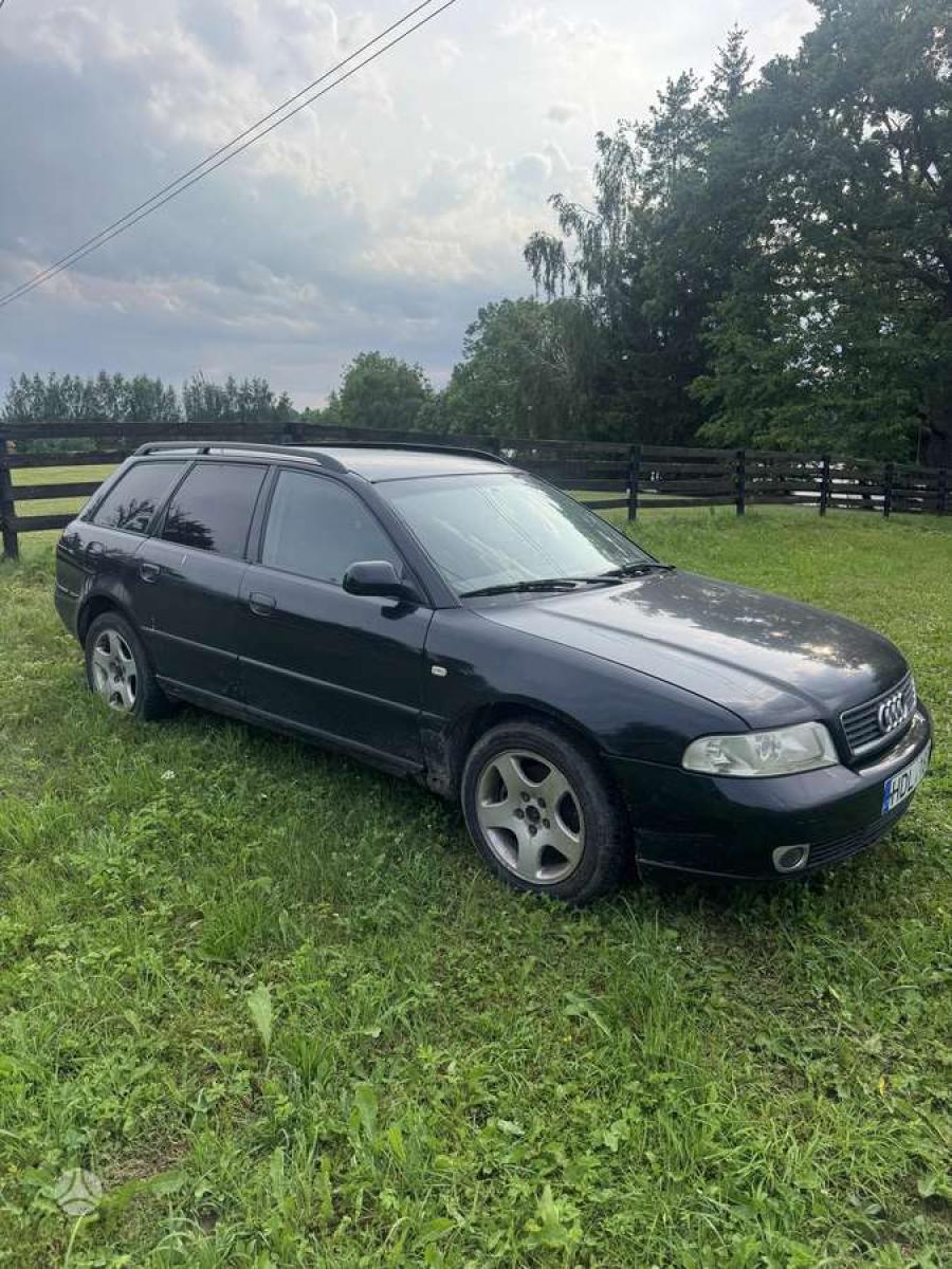 Black Audi A4 1999 in Vilnius, with an engine capacity of 1.90 L and mileage of 32 thousand km for 500 €, photo 7 on AUTOMOTO.COM.LV