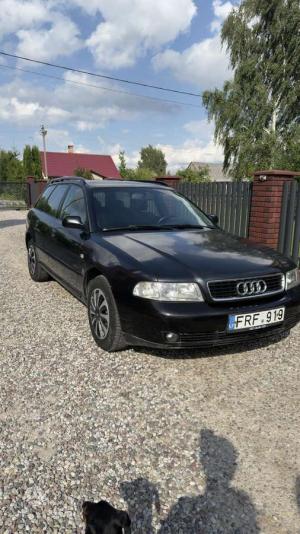 Black Audi A4 1999 in Jurbarkas, with an engine capacity of 1.90 L and mileage of 323 thousand km for 850 €, photo 3 on AUTOMOTO.COM.LV