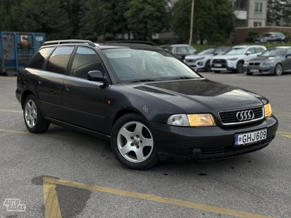 Black Audi A4 1999 in Kaunas, with an engine capacity of 1.90 L and mileage of 471 thousand km for 1200 €, photo 1 on AUTOMOTO.COM.LV