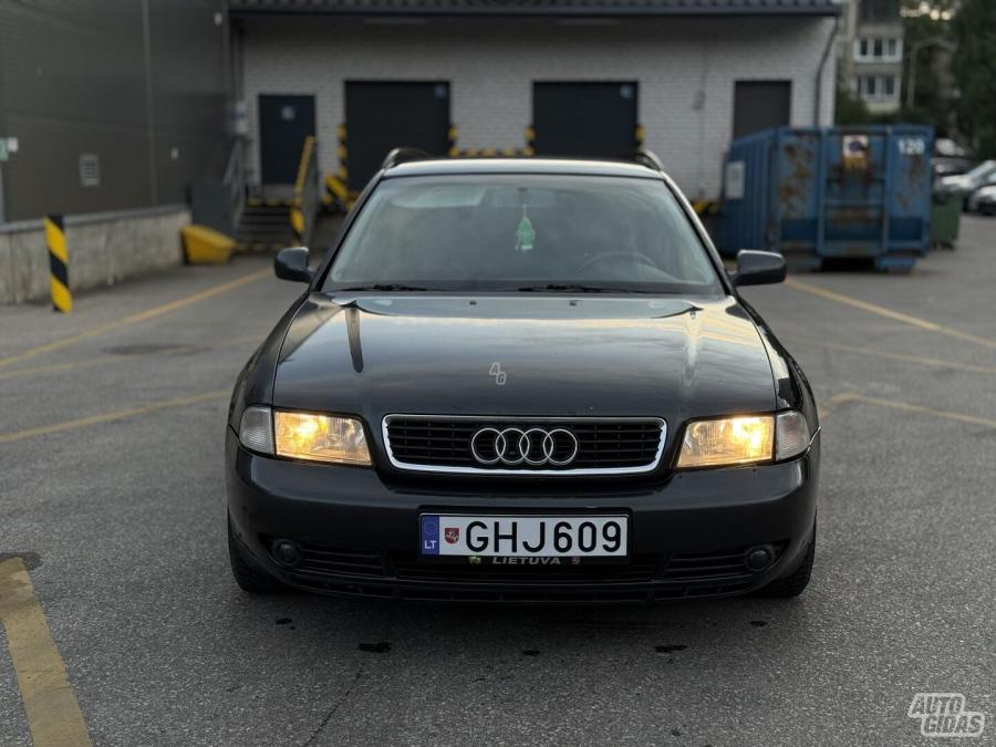 Black Audi A4 1999 in Kaunas, with an engine capacity of 1.90 L and mileage of 471 thousand km for 1200 €, photo 6 on AUTOMOTO.COM.LV
