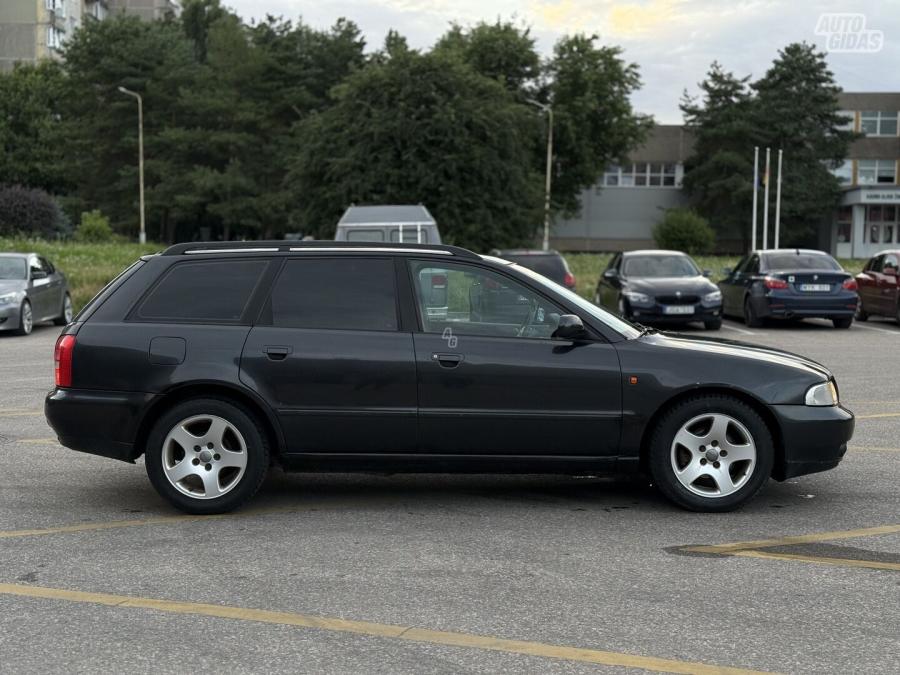 Black Audi A4 1999 in Kaunas, with an engine capacity of 1.90 L and mileage of 471 thousand km for 1200 €, photo 8 on AUTOMOTO.COM.LV