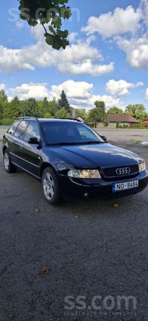 Black Audi A4 1999 in Rezekne, with an engine capacity of 1.90 L and mileage of 396 thousand km for 1860 €, photo  on AUTOMOTO.COM.LV