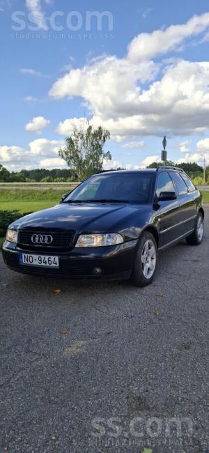 Black Audi A4 1999 in Rezekne, with an engine capacity of 1.90 L and mileage of 396 thousand km for 1860 €, photo 3 on AUTOMOTO.COM.LV