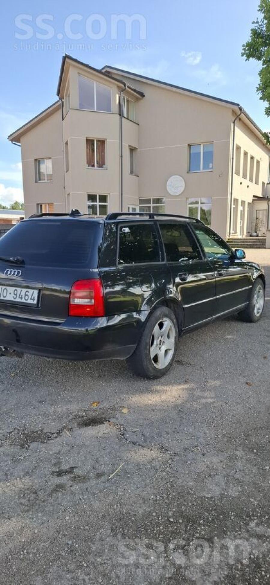 Black Audi A4 1999 in Rezekne, with an engine capacity of 1.90 L and mileage of 396 thousand km for 1860 €, photo 5 on AUTOMOTO.COM.LV