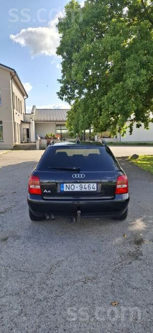 Black Audi A4 1999 in Rezekne, with an engine capacity of 1.90 L and mileage of 396 thousand km for 1860 €, photo 6 on AUTOMOTO.COM.LV