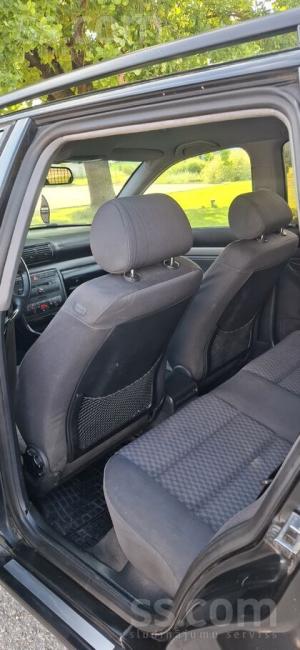 Black Audi A4 1999 in Rezekne, with an engine capacity of 1.90 L and mileage of 396 thousand km for 1860 €, photo 8 on AUTOMOTO.COM.LV