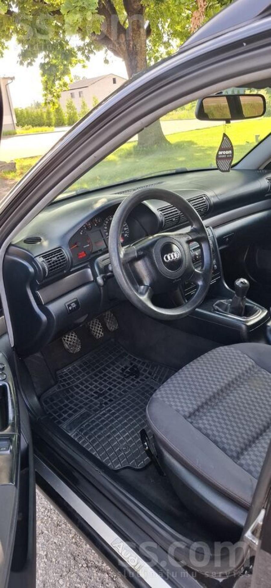 Black Audi A4 1999 in Rezekne, with an engine capacity of 1.90 L and mileage of 396 thousand km for 1860 €, photo 9 on AUTOMOTO.COM.LV
