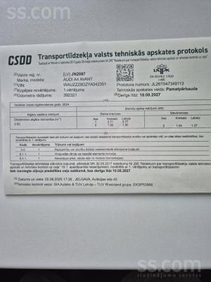 Black Audi A4 1999 in Jelgava, with an engine capacity of 1.90 L and mileage of 392 thousand km for 1300 €, photo 7 on AUTOMOTO.COM.LV