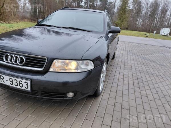Black Audi A4 2000 in Jelgava, with an engine capacity of 1.90 L and mileage of 284 thousand km for 1500 €, photo 1 on AUTOMOTO.COM.LV
