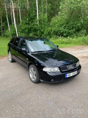 Black Audi A4 2000 in Riga, with an engine capacity of 1.80 L and mileage of 330 thousand km for 1300 €, photo 3 on AUTOMOTO.COM.LV