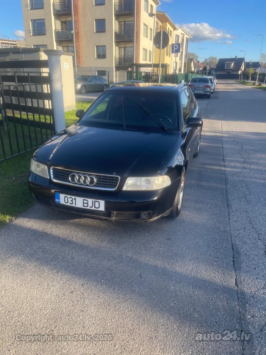 Black Audi A4 2000 in Tallinn, with an engine capacity of 1.60 L and mileage of 324 thousand km for 1000 €, photo 1 on AUTOMOTO.COM.LV
