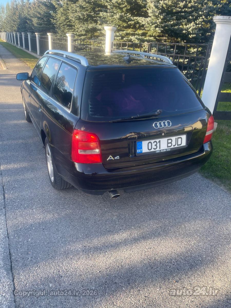 Black Audi A4 2000 in Tallinn, with an engine capacity of 1.60 L and mileage of 324 thousand km for 1000 €, photo 3 on AUTOMOTO.COM.LV