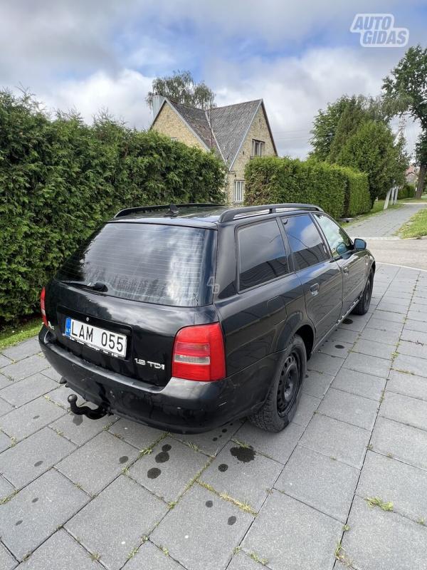 Black Audi A4 2000 in Panevezys, with an engine capacity of 1.90 L and mileage of 490 thousand km for 600 €, photo 6 on AUTOMOTO.COM.LV