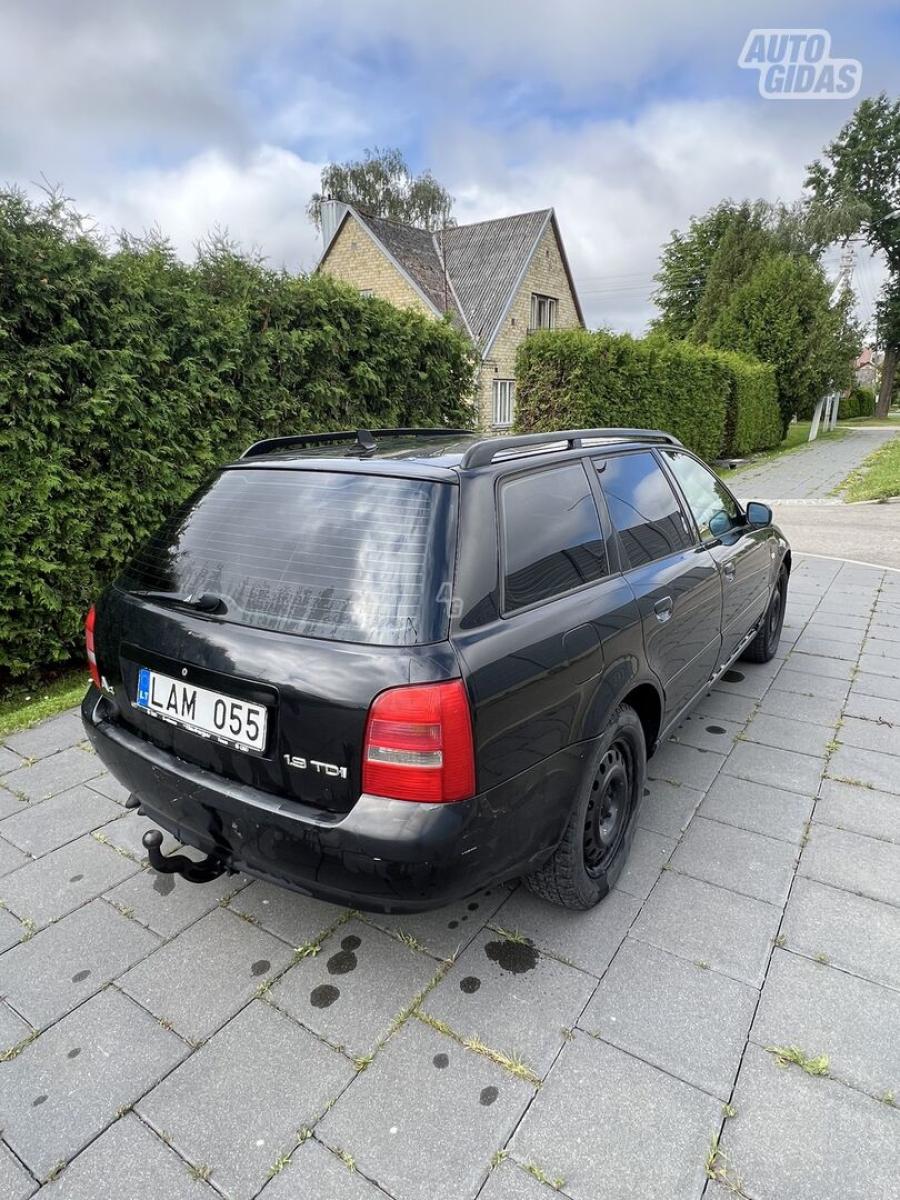 Black Audi A4 2000 in Panevezys, with an engine capacity of 1.90 L and mileage of 490 thousand km for 600 €, photo 7 on AUTOMOTO.COM.LV