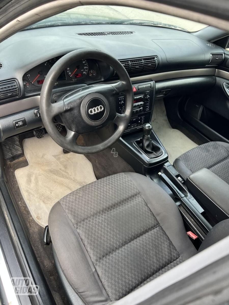 Black Audi A4 2000 in Panevezys, with an engine capacity of 1.90 L and mileage of 490 thousand km for 600 €, photo 10 on AUTOMOTO.COM.LV