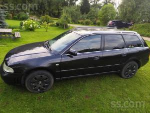 Melns Audi A4 2000 Cēsis, ar dzinēja tilpumu 1.90 L un nobraukumu 460 tūkst. km par 1000 €, foto  vietnē AUTOMOTO.COM.LV