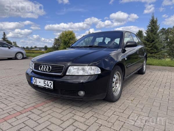 Black Audi A4 2000 in Valmiera, with an engine capacity of 1.90 L and mileage of 523 thousand km for 800 €, photo 1 on AUTOMOTO.COM.LV