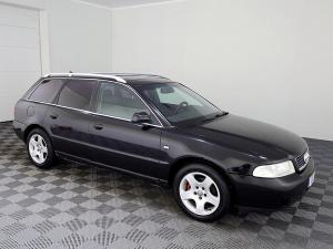 Melns Audi A4 2000 Tallina, ar dzinēja tilpumu 1.60 L un nobraukumu 325 tūkst. km par 1199 €, foto  vietnē AUTOMOTO.COM.LV