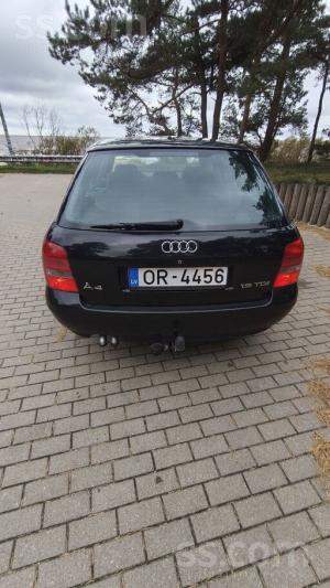 Melns Audi A4 2000 Cēsis, ar dzinēja tilpumu 1.90 L un nobraukumu 304 tūkst. km par 2650 €, foto 5 vietnē AUTOMOTO.COM.LV