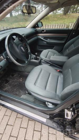 Melns Audi A4 2000 Cēsis, ar dzinēja tilpumu 1.90 L un nobraukumu 304 tūkst. km par 2650 €, foto 6 vietnē AUTOMOTO.COM.LV