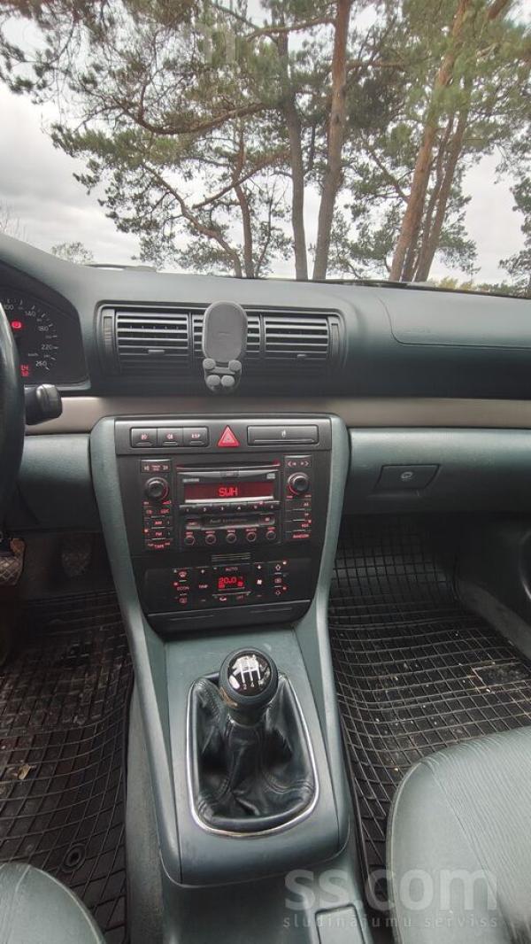Melns Audi A4 2000 Cēsis, ar dzinēja tilpumu 1.90 L un nobraukumu 304 tūkst. km par 2650 €, foto 8 vietnē AUTOMOTO.COM.LV