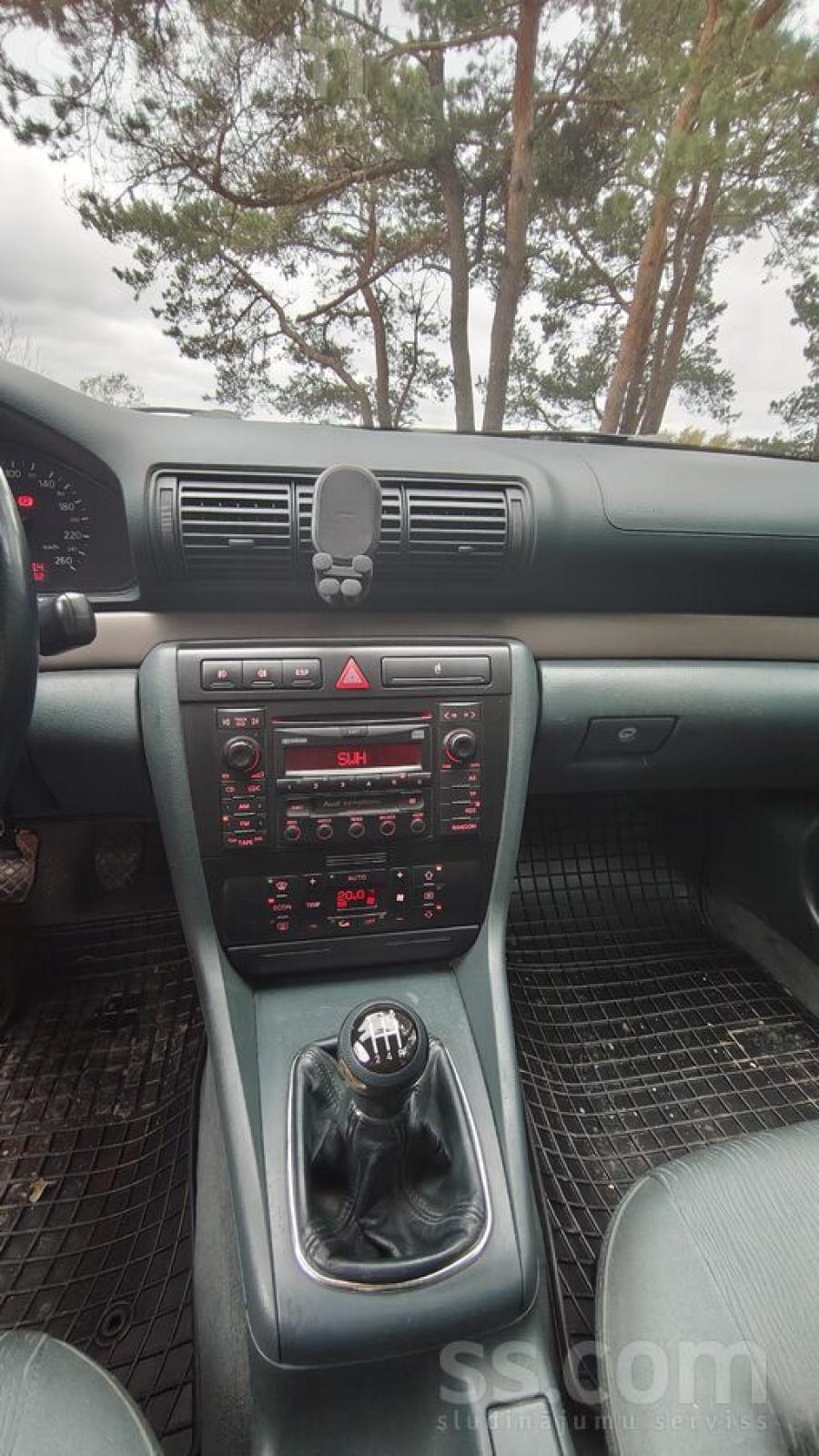 Melns Audi A4 2000 Cēsis, ar dzinēja tilpumu 1.90 L un nobraukumu 304 tūkst. km par 2650 €, foto 8 vietnē AUTOMOTO.COM.LV