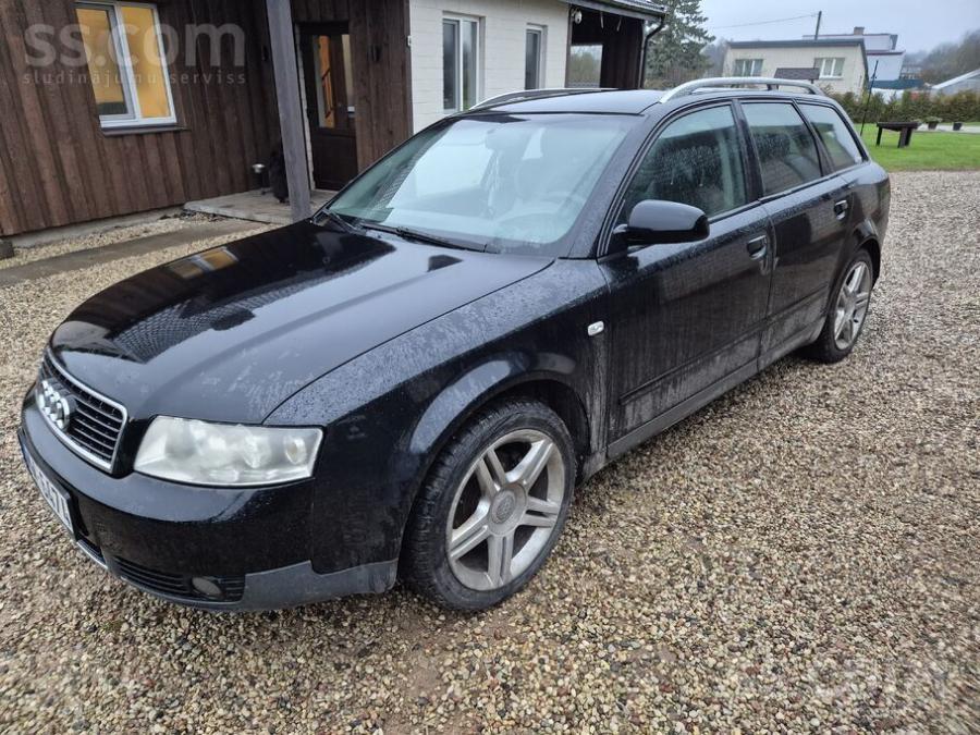Black Audi A4 2001 in Tukums, with an engine capacity of 1.90 L and mileage of 392 thousand km for 1550 €, photo 1 on AUTOMOTO.COM.LV