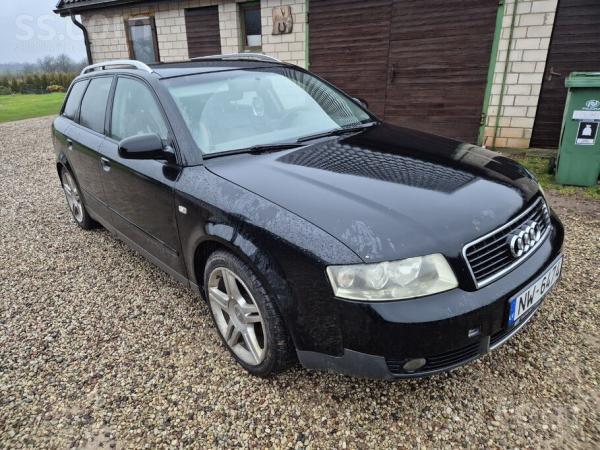 Black Audi A4 2001 in Tukums, with an engine capacity of 1.90 L and mileage of 392 thousand km for 1550 €, photo 2 on AUTOMOTO.COM.LV