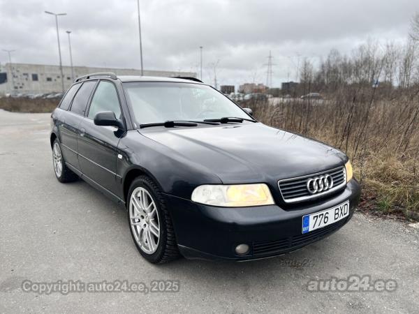 Black Audi A4 2001 in Tallinn, with an engine capacity of 1.90 L and mileage of 370 thousand km for 1600 €, photo 1 on AUTOMOTO.COM.LV