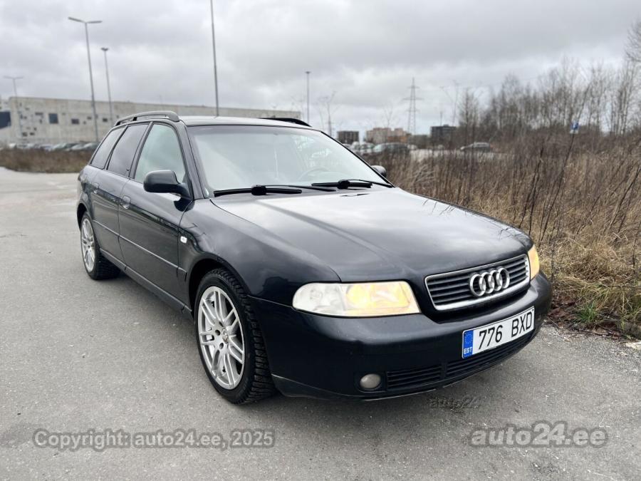 Melns Audi A4 2001 Tallina, ar dzinēja tilpumu 1.90 L un nobraukumu 370 tūkst. km par 1600 €, foto 1 vietnē AUTOMOTO.COM.LV