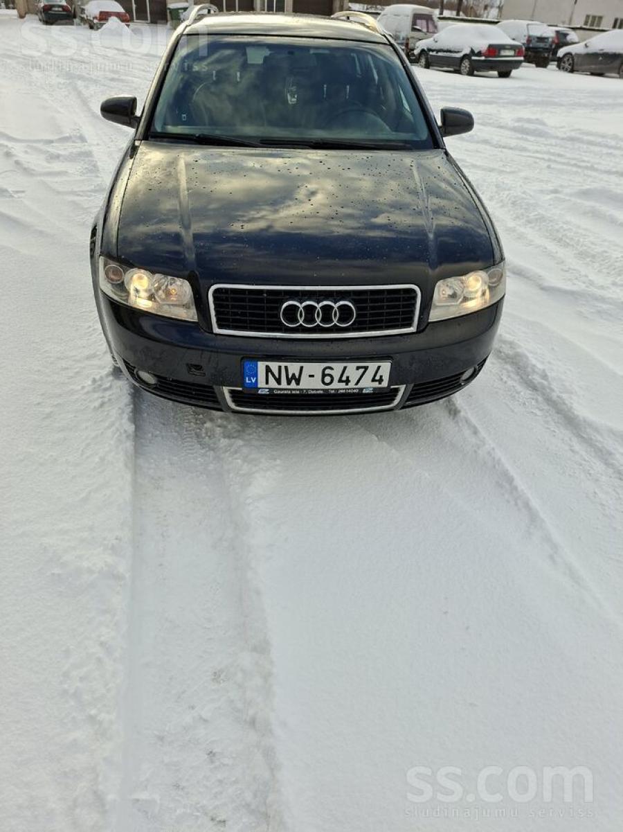Black Audi A4 2001 in Tukums, with an engine capacity of 1.90 L and mileage of 391 thousand km for 1750 €, photo 6 on AUTOMOTO.COM.LV