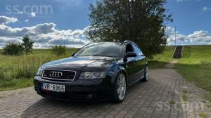 Melns Audi A4 2001 Rīga, ar dzinēja tilpumu 1.90 L un nobraukumu 335 tūkst. km par 2750 €, foto  vietnē AUTOMOTO.COM.LV