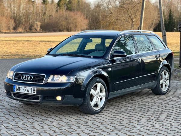 Black Audi A4 2001 in Cesis, with an engine capacity of 2.50 L and mileage of 322 thousand km for 1890 €, photo 2 on AUTOMOTO.COM.LV