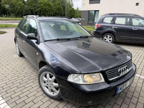 Melns Audi A4 2001 Kauņa, ar dzinēja tilpumu 1.60 L un nobraukumu 320 tūkst. km par 1000 €, foto 2 vietnē AUTOMOTO.COM.LV