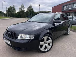 Black Audi A4 2001 in Alytus, with an engine capacity of 1.90 L and mileage of 421 thousand km for 1995 €, photo  on AUTOMOTO.COM.LV