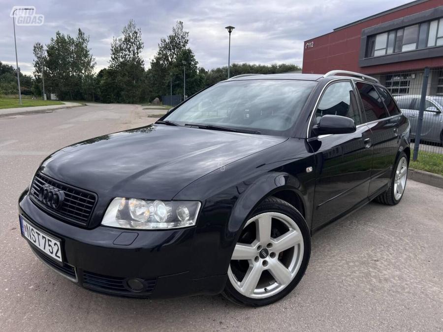 Melns Audi A4 2001 Alīta, ar dzinēja tilpumu 1.90 L un nobraukumu 421 tūkst. km par 1995 €, foto 1 vietnē AUTOMOTO.COM.LV