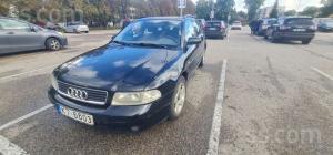 Melns Audi A4 2001 Rīga, ar dzinēja tilpumu 1.90 L un nobraukumu 390 tūkst. km par 1300 €, foto  vietnē AUTOMOTO.COM.LV