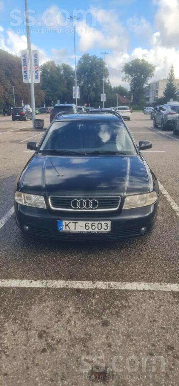 Ауди А4 2001 в Рига на AUTOMOTO.COM.LV Черный Ауди А4 2001 в Рига, объемом двигателя 1.90 л и пробегом 390 тыс. км за 1300 €, фото 7 на AUTOMOTO.COM.LV