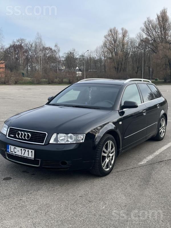 Black Audi A4 2002 in Jekabpils, with an engine capacity of 1.80 L and mileage of 435 thousand km for 1400 €, photo 1 on AUTOMOTO.COM.LV