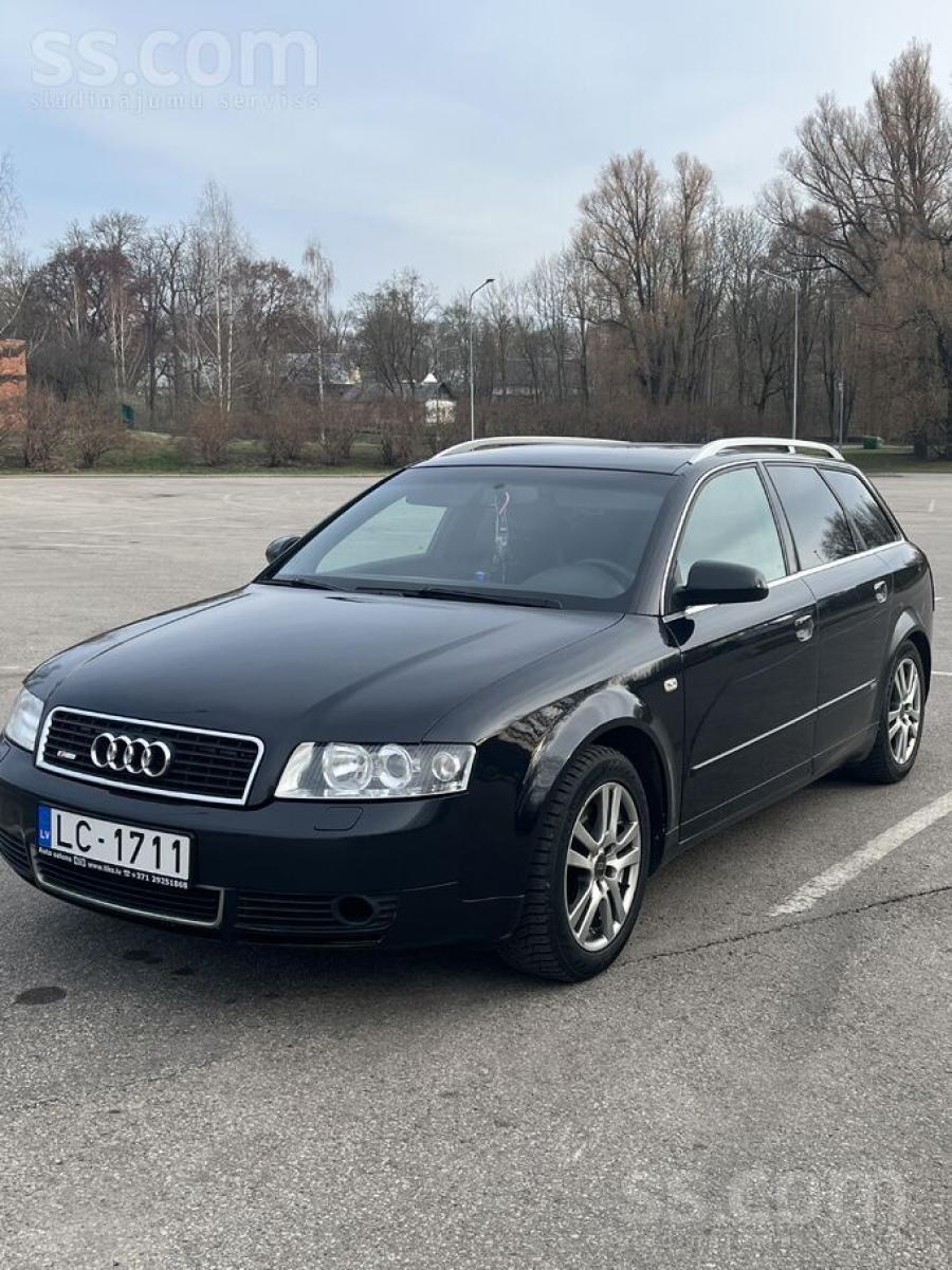 Black Audi A4 2002 in Jekabpils, with an engine capacity of 1.80 L and mileage of 435 thousand km for 1400 €, photo 1 on AUTOMOTO.COM.LV