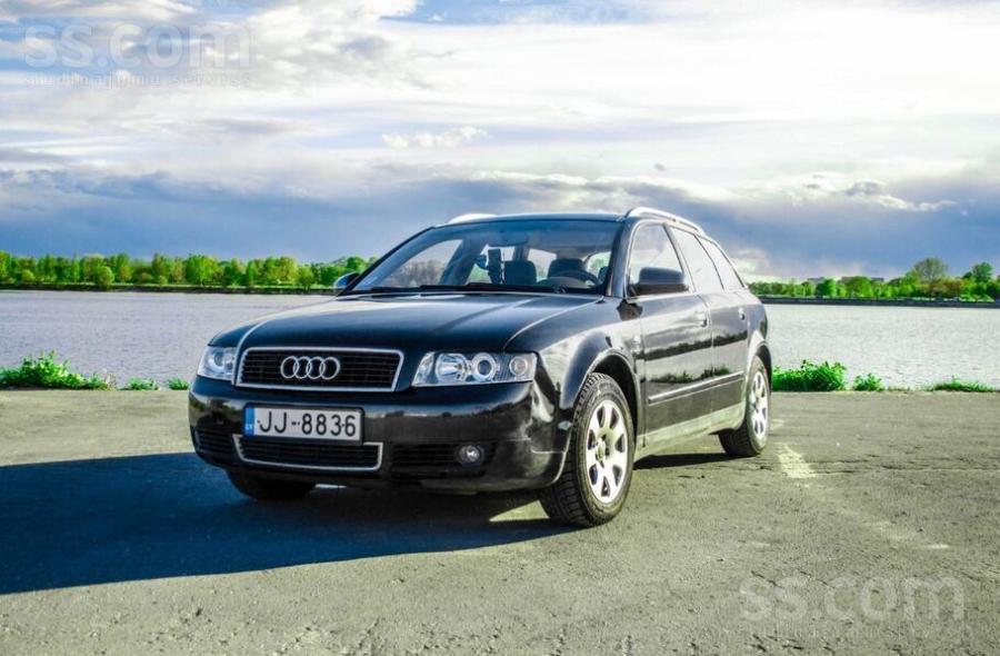 Melns Audi A4 2002 Rīga, ar dzinēja tilpumu 1.90 L un nobraukumu 336 tūkst. km par 600 €, foto 1 vietnē AUTOMOTO.COM.LV