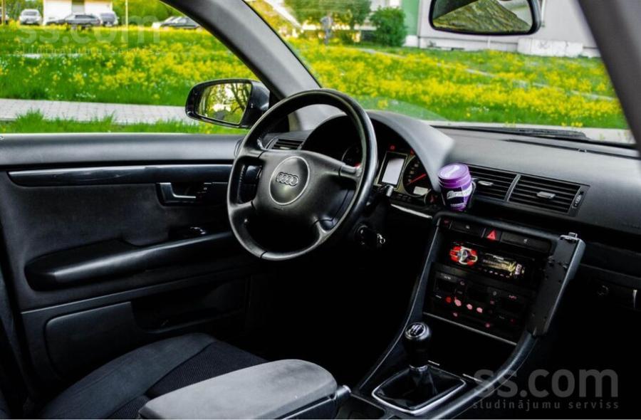 Melns Audi A4 2002 Rīga, ar dzinēja tilpumu 1.90 L un nobraukumu 336 tūkst. km par 600 €, foto 8 vietnē AUTOMOTO.COM.LV