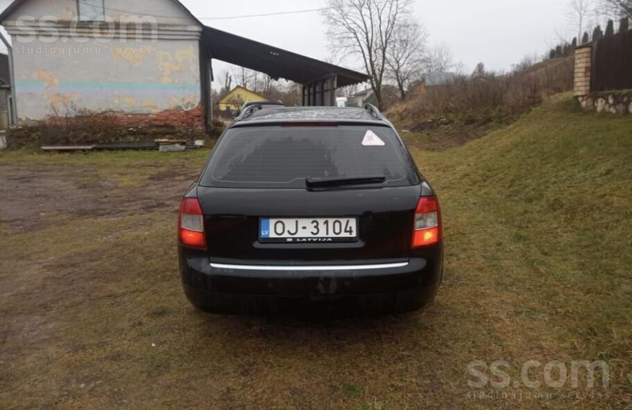 Black Audi A4 2002 in Ludza, with an engine capacity of 1.90 L and mileage of 492 thousand km for 2350 €, photo 2 on AUTOMOTO.COM.LV