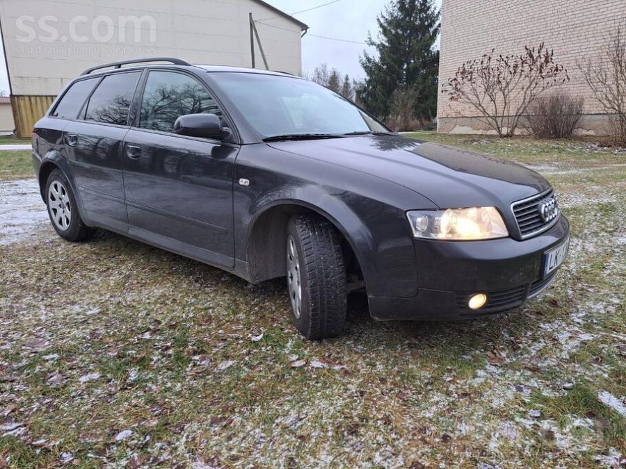Black Audi A4 2002 in Aizkraukle, with an engine capacity of 1.90 L and mileage of 364 thousand km for 1750 €, photo 4 on AUTOMOTO.COM.LV