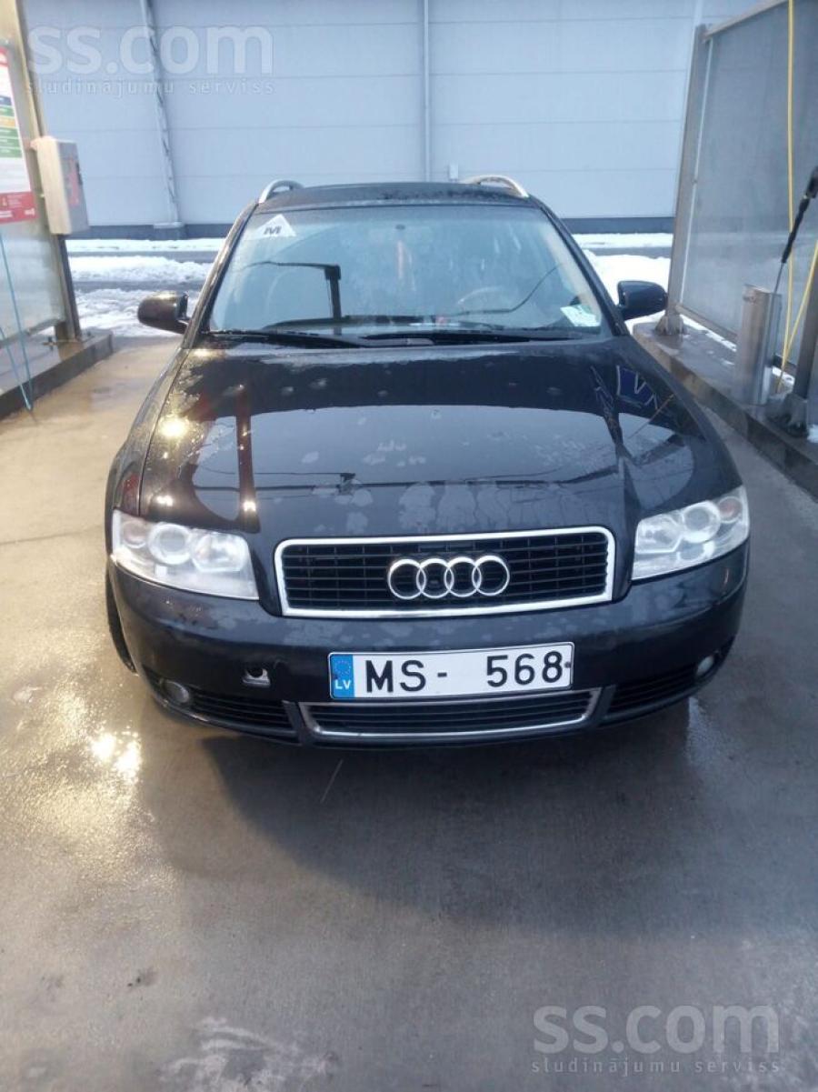 Black Audi A4 2002 in Riga, with an engine capacity of 1.90 L and mileage of 300 thousand km for 1500 €, photo 2 on AUTOMOTO.COM.LV
