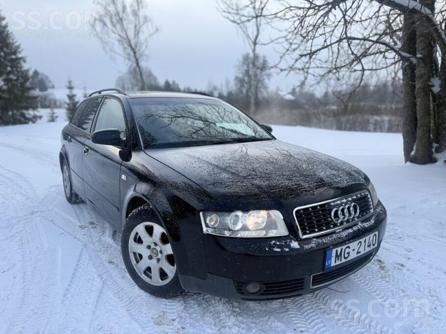 Melns Audi A4 2002 Cēsis, ar dzinēja tilpumu 1.90 L un nobraukumu 427 tūkst. km par 1600 €, foto 1 vietnē AUTOMOTO.COM.LV
