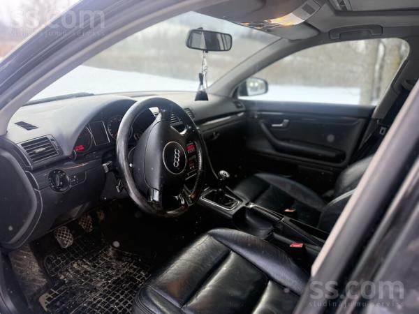 Black Audi A4 2002 in Cesis, with an engine capacity of 1.90 L and mileage of 427 thousand km for 1600 €, photo 10 on AUTOMOTO.COM.LV
