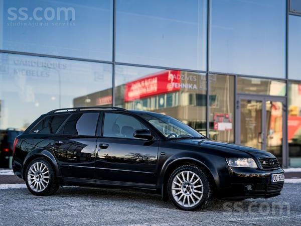 Black Audi A4 2002 in Riga, with an engine capacity of 1.90 L and mileage of 0 thousand km for 1790 €, photo 7 on AUTOMOTO.COM.LV