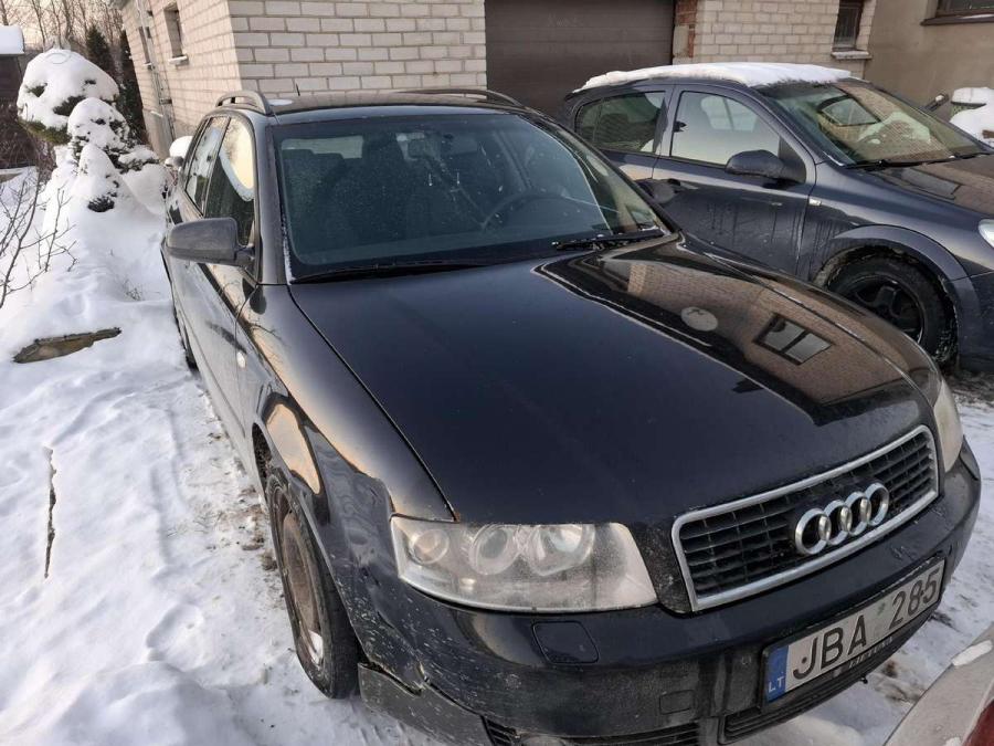 Melns Audi A4 2002 Alīta, ar dzinēja tilpumu 2.50 L un nobraukumu 323 tūkst. km par 850 €, foto 2 vietnē AUTOMOTO.COM.LV