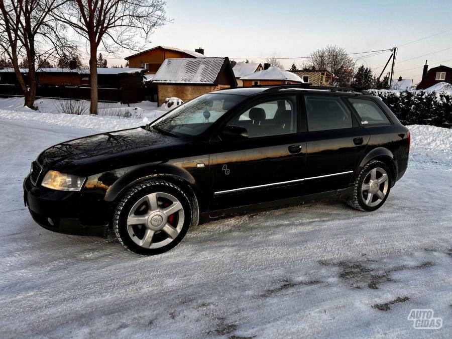 Black Audi A4 2002 in Vilnius, with an engine capacity of 1.90 L and mileage of 420 thousand km for 1199 €, photo 3 on AUTOMOTO.COM.LV